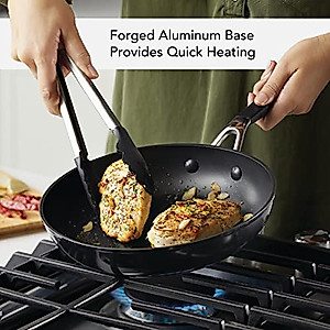 KitchenAid Hard Anodized Nonstick Cookware/Pots and Pans Set, 10 Piece, Matte Black