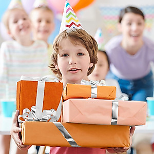 PLULON 60 Sheets Thanksgiving Day Halloween Orange Tissue Paper Bulks, Gift Wrap Tissue Paper Sheets for Packaging Birthday Gift Wrapping Paper Birthday Wedding Holiday Paper Flower