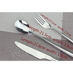 10pcs Long-handled Korean Stainless Steel Fork