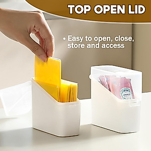 PARBEE Sliced Cheese Container for Fridge, 2 Pack Airtight Clear Slice Holder to Keep Cheese Fresh Longer