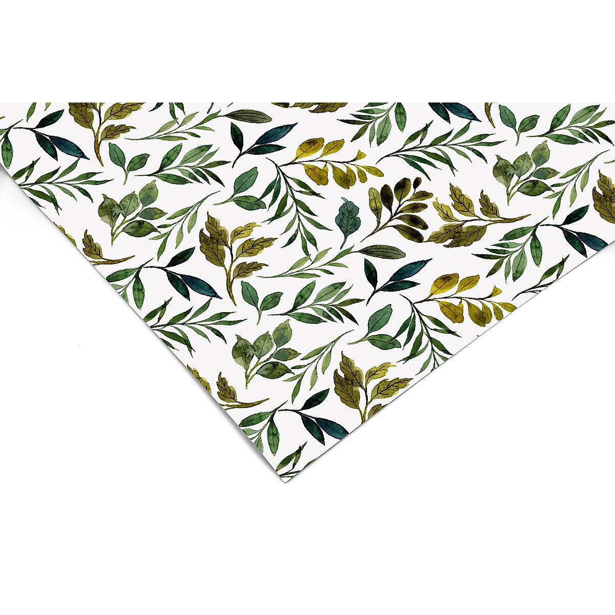 Watercolor Leaves Contact Paper | Peel And Stick Paper | Shelf Liner | Drawer Liner 1183 24in x 48in (4ft)