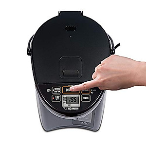 Zojirushi CD-NAC40BM Micom Water Boiler & Warmer, 4.0 Liter, Metallic Black