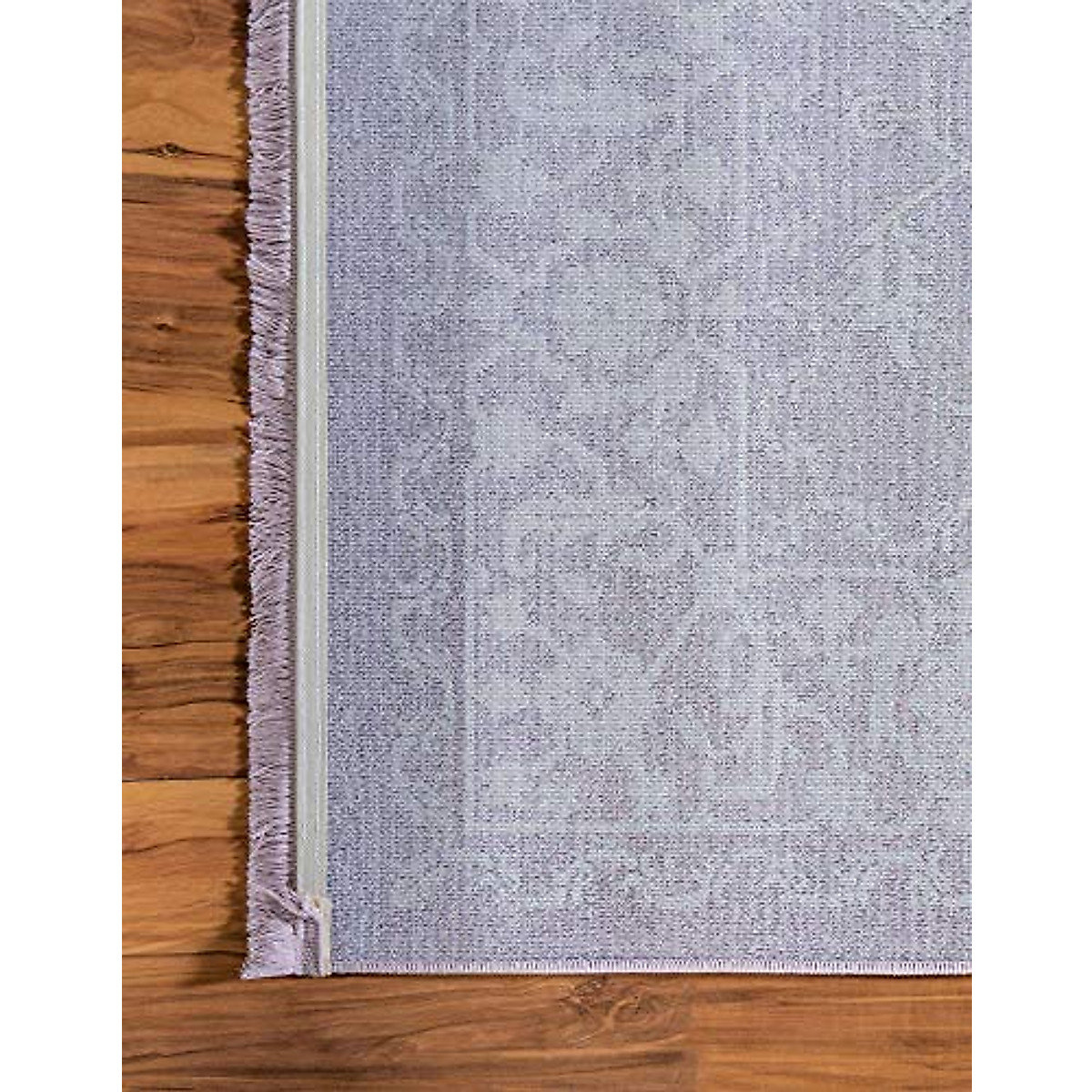 Unique Loom New Classical Collection Traditional Classic Intricate Design with Distressed Vintage Detail, Area Rug (9' 0 x 12' 0 Rectangular, Purple/ Ivory)