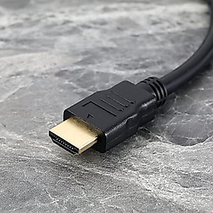 SING F LTD 2Pcs HDMI Male to DVI(24+5) Female Cable Bi-Directional HDMI to DVI Cable HDMI DVI-I Adapter Accessories for HDTV Monitor Projector