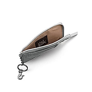 the sak womens Iris Card Wallet, Light Smoke Leaf Embossed, One Size US