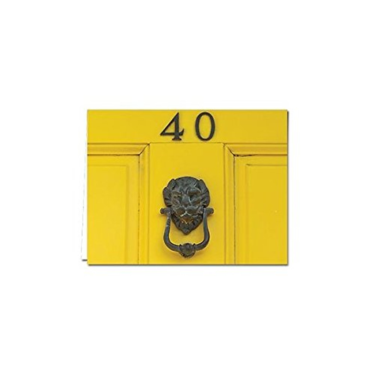Note Card Cafe Realtor Greeting Cards with Kraft Envelopes | 72 Pack | Blank Inside, Glossy Finish | Door Knockers | Set for Greeting Cards, Housewarming, New Home, Thank You