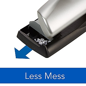 Swingline Desktop Hole Punch, Light Touch Metal Hole Puncher with Adjustable System for 2-7 Holes, Low Effort Paper Punch, Home School & Home Office Supplies, 20 Sheet Capacity, Black/Silver (74030)
