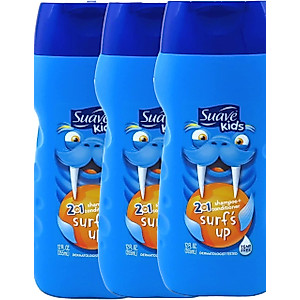Suave Kids 2-N-1 Shampoo Surfs Up 12oz (3 Pack)
