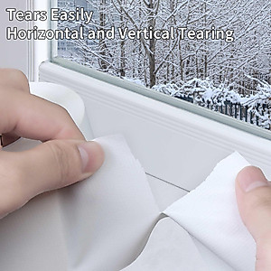 MILEQEE Duct Tape Heavy Duty Single Sided, Strong Adhesive High Strength, Waterproof Mesh Tape for Indoor and Outdoor Repairing Sealing Bonding, Easy Use Hand Tearable, 3.15 Inch x 33 Feet, White