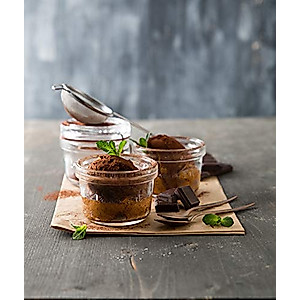 Luigi Bormioli Lock Eat Canning, Preserving & Serving Food Jar, 4.25 oz