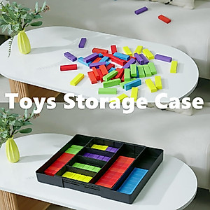 Fu Store Silverware Drawer Organizer, DIY Customize Expandable Utensil Tray for Kitchen, Flatware and Cutlery Holder, Adjustable Plastic Tableware Storage for Spatula Spoons Forks Knives