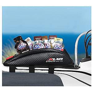XLAB Stealth Pocket 400 C – Strap Mounted Aerodynamic Top Tube Bag for Triathlon and Gravel Bikes