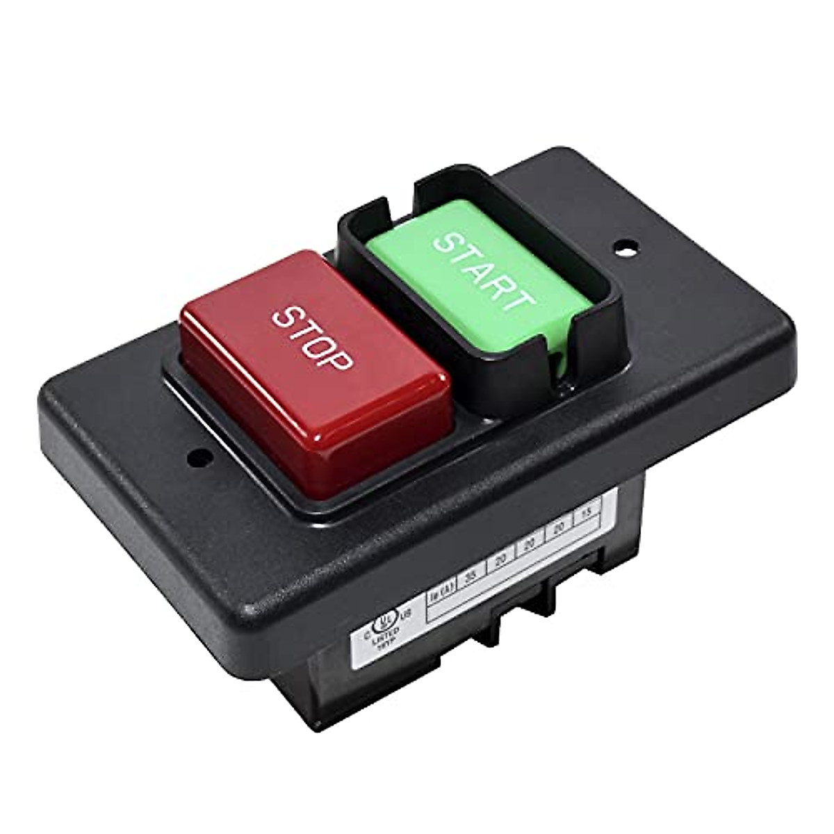 HQRP On/Off Switch Compatible with Jet 994542 fits Table Saw, Router Table, Drill Press, Bench Saw, Grinder 110/220 Volt [UL Listed]