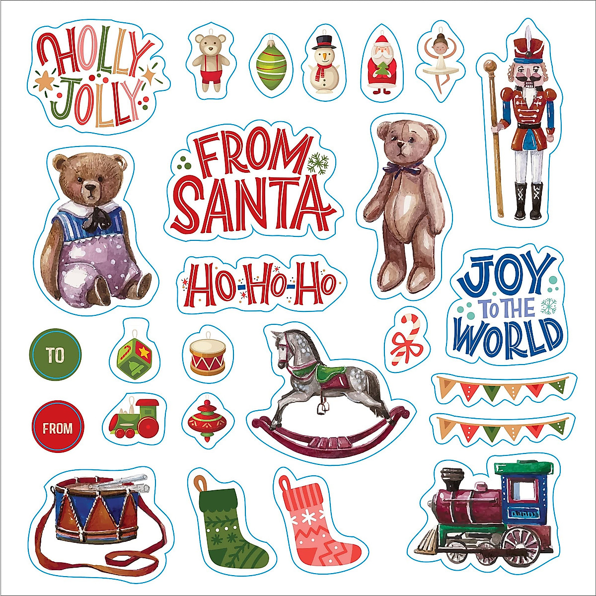Merry & Bright Christmas! A Festive Sticker Book (over 500 holiday stickers!)