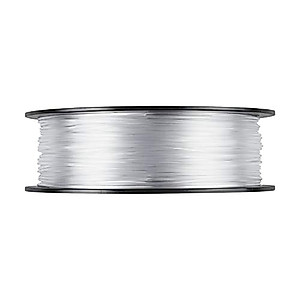 Dremel DigiLab PETG-TRA-01 3D Printer Filament, 1.75 mm Diameter, 0.75 kg Spool Weight, Color Translucent, RFID Enabled, New Formula and 50 Percent More per Spool