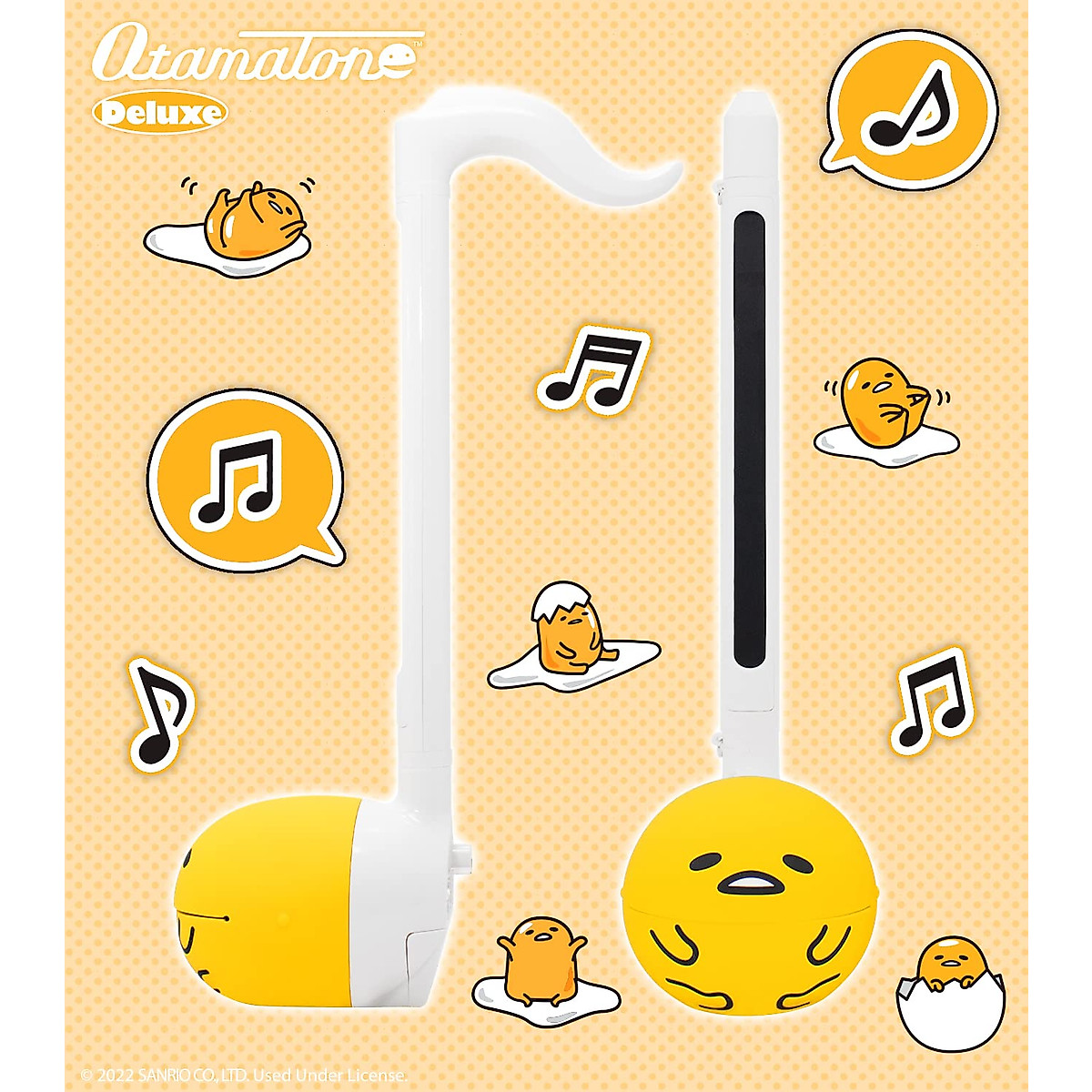 Otamatone Deluxe [Sanrio Gudetama] Electronic Musical Instrument Portable Synthesizer from Japan Maywa Denki from Japan