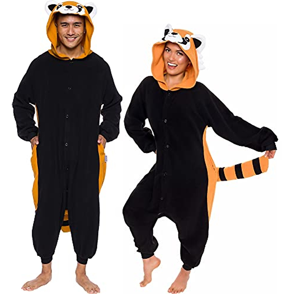 Adult Onesie Halloween Costume - Animal and Sea Creature - Plush One Piece Cosplay Suit for Adults, Women and Men FUNZIEZ!