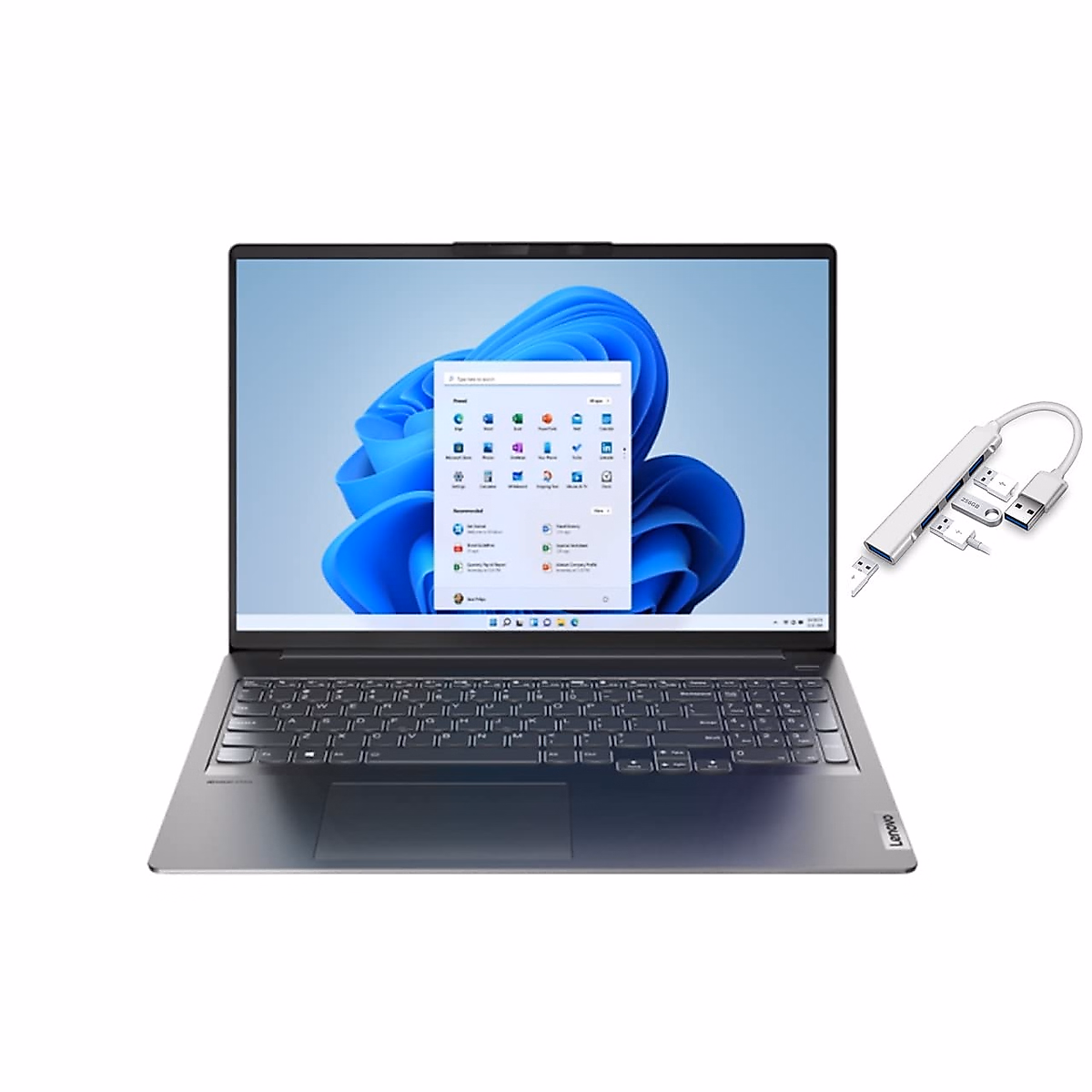 Lenovo Ideapad 5 Pro 16" 2.5K QHD (2560 x 1440) IPS Laptop | AMD Ryzen 5 5600H Six-Core | AMD Radeon RX Vega6 | Backlit Keyboard | Windows 11 Home | Gray (Gray, 8GB DDR4 | 1TB SSD)