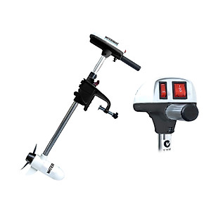 Watersnake T18 ASP - 18 Pound Thrust 12v Electric Saltwater Trolling Motor with Transom Mount