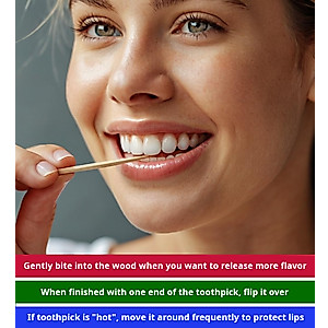 Hot Cinnamon Toothpicks 200ct