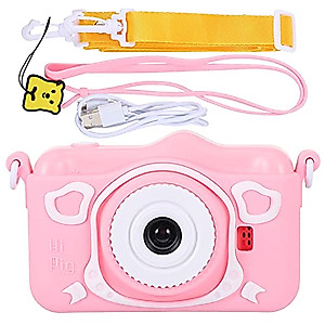 FARUTA Children Pink Cute Cartoon Digital Camera Toy High Definition Camera Kids Gift