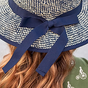 Straw Hat Bike Helmet Shibori Blue Cover Only (Shibori Blue, M - US Small)