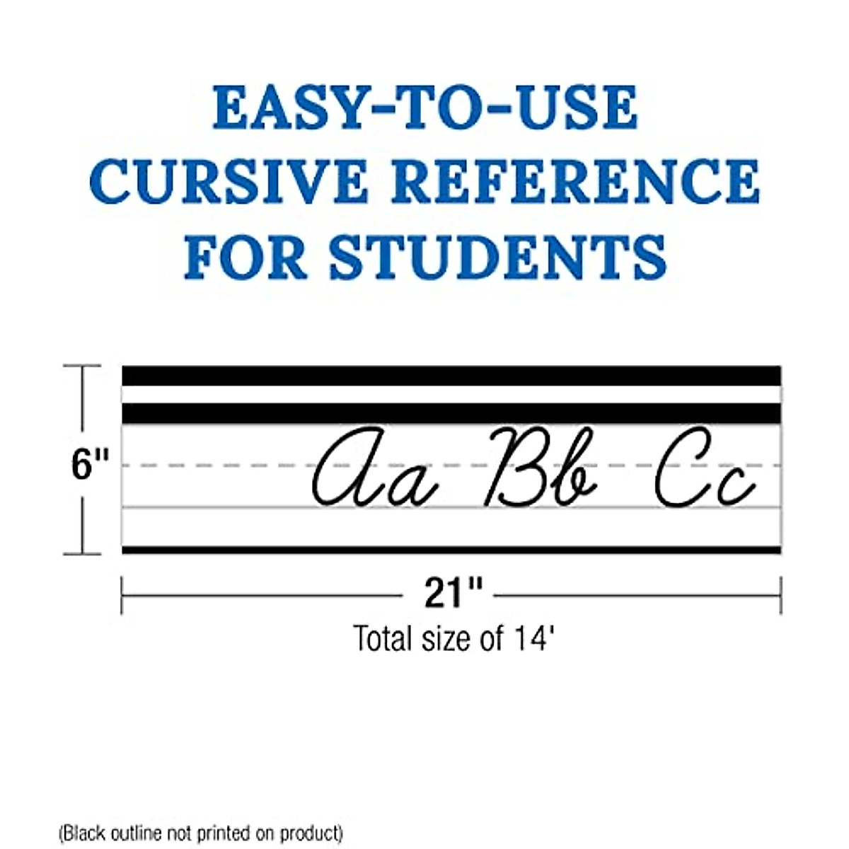 Schoolgirl Style - Simply Stylish | Alphabet Line | Cursive Mini Bulletin Board Set