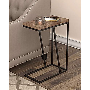 Coaster Home Furnishings Chevron Rectangular Tobacco Accent Table (931147)