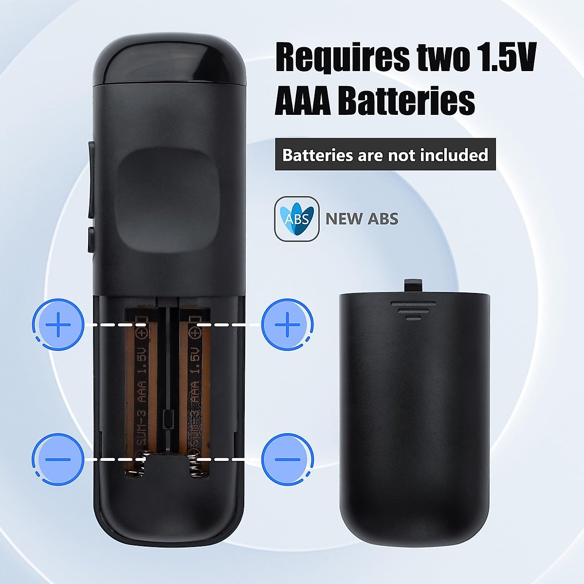 maqsai New Remote Control for R-KU -TV,Compatible TCL R-KU/Hisense R-KU/Onn R-KU/Sharp R-KU/Element R-KU/Westinghouse R-KU/Philips R-KU/Insignia R-KU/Jvc R-KU/RCA Smart TVs 【Pack of 2】
