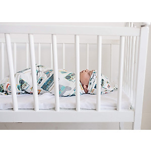 Large Premium Knit Baby Swaddle Receiving Blanket "Bruno" by Copper Pearl