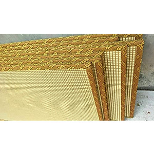 HUAWELL Japanese Traditional Interior Igusa Unit Tatami 1 Inch Thickness (Light Yellow, 80cm*80cm)