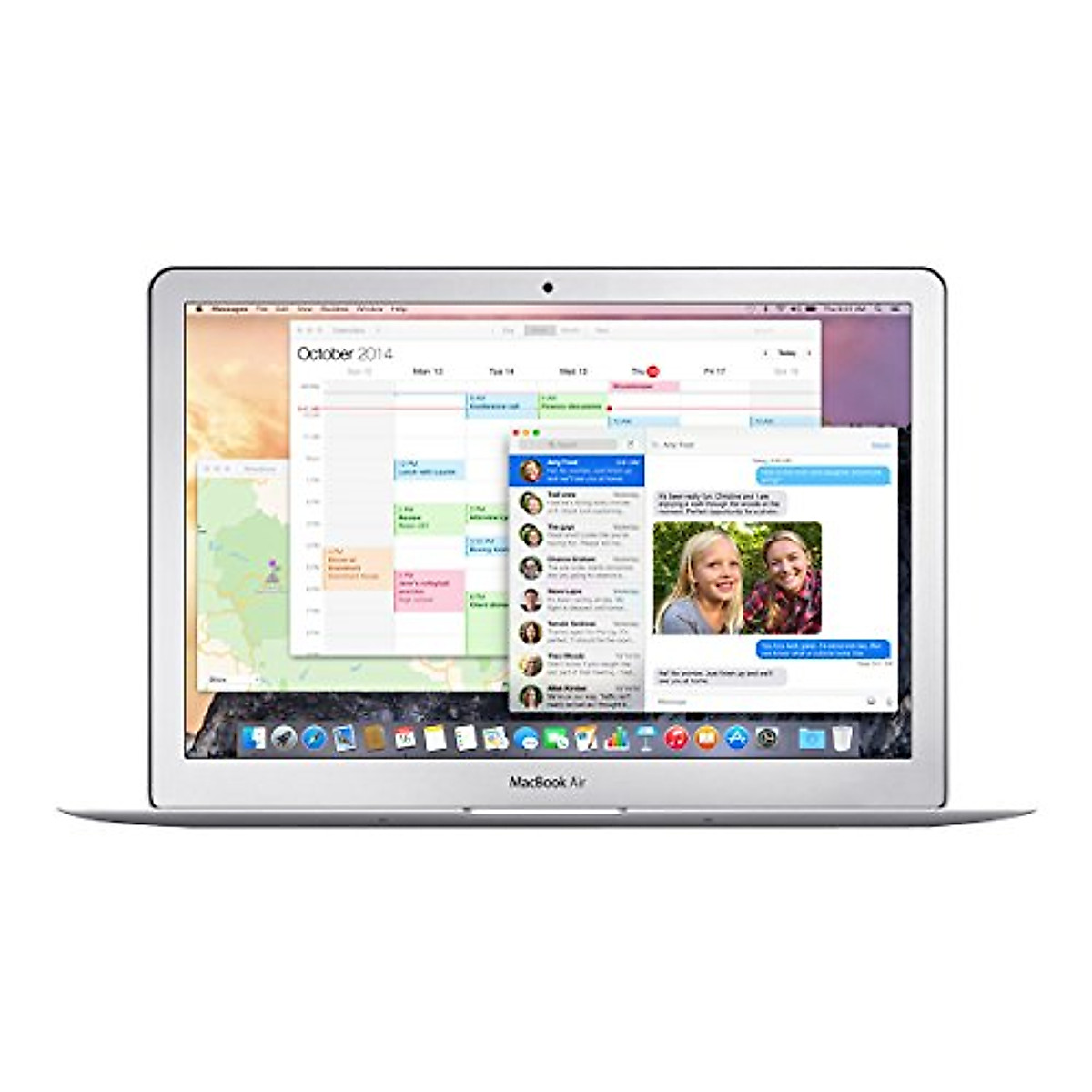 Early 2015 Apple MacBook Air with 1.6GHz Core i5 (13 Inch, 8GB RAM, 256GB SSD Storage) Silver (Renewed)