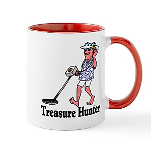 CafePress Treasure Hunter Mug Ceramic Coffee Mug, Tea Cup 11 oz