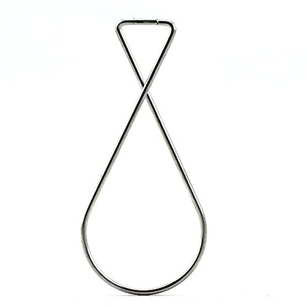 NX Garden 50pcs Figure 8 Ceiling Hook Clips 2.5" Metal Hook 10 lbs Load Bearing Drop Suspended Ceiling Hanger Clips