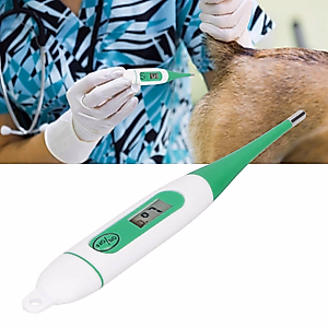 Zerodis Thermometers, Animal Thermometer for Cattle Sheep Horses Pig Pet Livestock Thermometer, Waterproof Digital