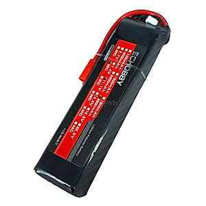 ECHOBBY 11.1V 3S 2600mAh 25C LiPo Battery 3.5mm Banana Plug for RC Airplane Helicopter Quad Copter FPV Drone Multirotor Aircraft