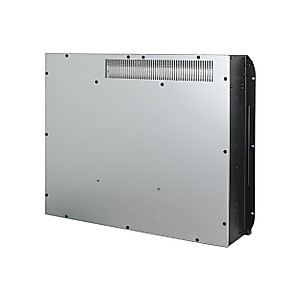 23 Inch Electric Fireplace Insert, Ultra Thin Heater with Log Set & Realistic Flame, Remote Control with Timer, Overheating Protection, BOJATU