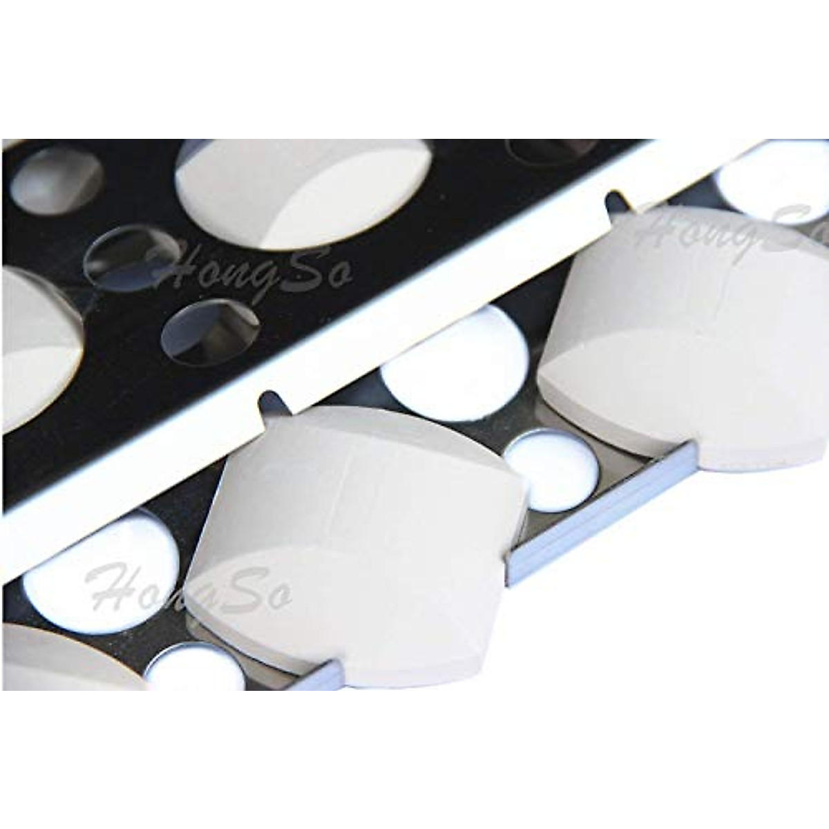 Hongso SPD751 (4 Pack) Stainless Steel Heat Plate, Heat Shield, Heat Tent, Burner Cover, Vaporizor Bar, and Flavorizer Bar Replacement for Select Turbo Gas Grill Models (16 1/2