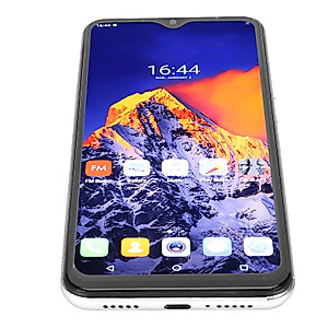 Yunseity Unlocked Smartphone, H22 Face Recognition Dual SIM Cards Mobile Phone, 6.5 Inch HD Full Creen 6GB RAM 64GB ROM Ultra Thin Smart Phone, 5MP 13MP Cameras, Smooth Display