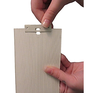 GMA Group 36 Pack Vertical Blind Vane Saver ~ Zinc Curved Repair Clips ~ Fixes Broken Holes