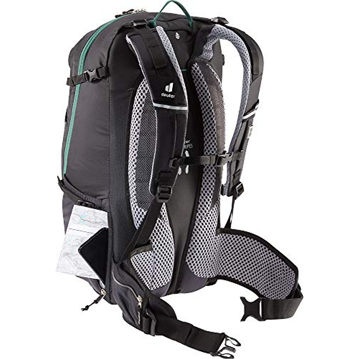 DEUTER Unisex – Adult's Trans Alpine 30 Bicycle Backpack, Black, 30 l