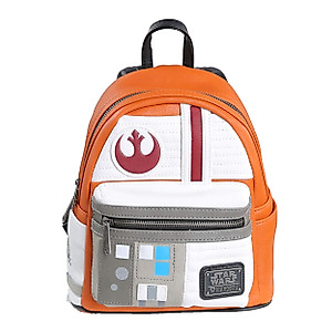 Loungefly Women's Star Wars Rebel Pilot Cosplay Double Strap Shoulder Bag Purse