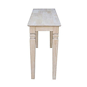 International Concepts Java Console or Sofa Table Unfinished