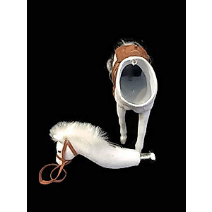 Batty Bargains Majestic Bobblehead Horse with Dashboard Adhesive (White)