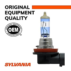 SYLVANIA - H11 SilverStar Ultra - High Performance Halogen Headlight Bulb, White, 2 Pack