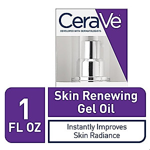 CeraVe Anti Aging Gel Serum for Face to Boost Hydration | With Ceramide Complex, Sunflower Oil, and Hyaluronic Acid | 1 Ounce