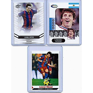 SPORTS ILLUSTRATED 3" Lionel Messi 2006 World Cup Soccer Rookie Card LOT! Rare & Mint!