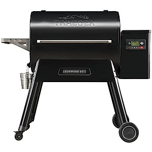 Traeger Grills Ironwood 885 Wood Pellet Grill and Smoker with WIFI Smart Home Technology, Black