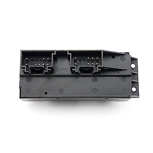 Master Power Window Switch, Gray - Driver Side Door - Compatible with Chevy Silverado and Sierra 1500, 2500, 2500 HD, 3500-1999, 2000, 2001, 2002 - Replaces 15047637