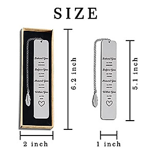 Inspirational Encouragement Graduation Gifts for Book Lovers Readers Her Women Men Him Daughter Son Coworkers Best Friends Metal Bookmarks for Christmas Thanksgiving